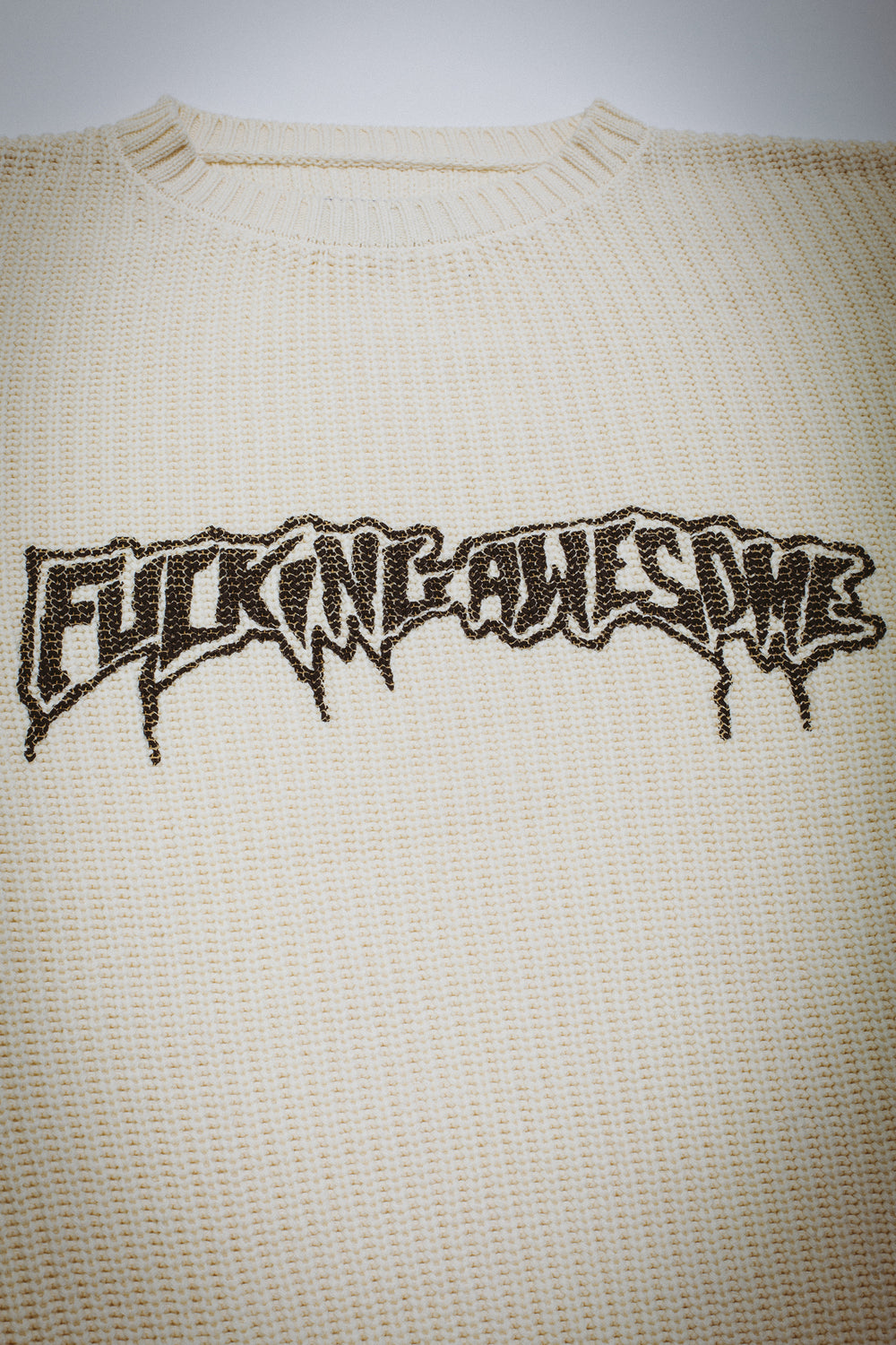 Drip Logo Knitted Sweater – Fucking Awesome