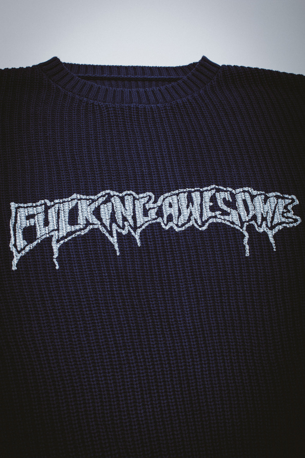 Drip Logo Knitted Sweater – Fucking Awesome