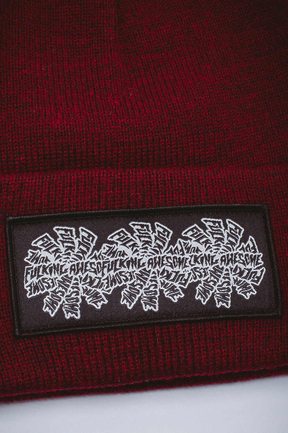 Three Spiral Edge Stitch Beanie – Fucking Awesome